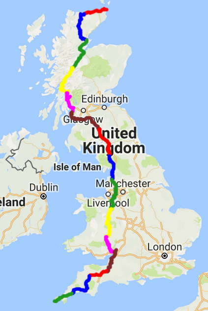 Stew and Will's JOGLE 2017: About this blog