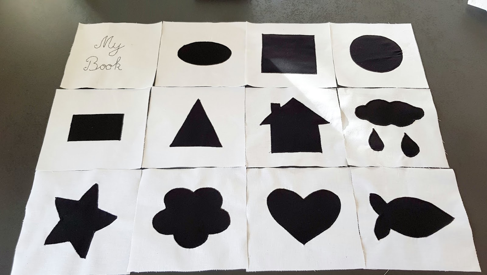 Ema Decorations: Black and White Quiet Book, Monochrome Book