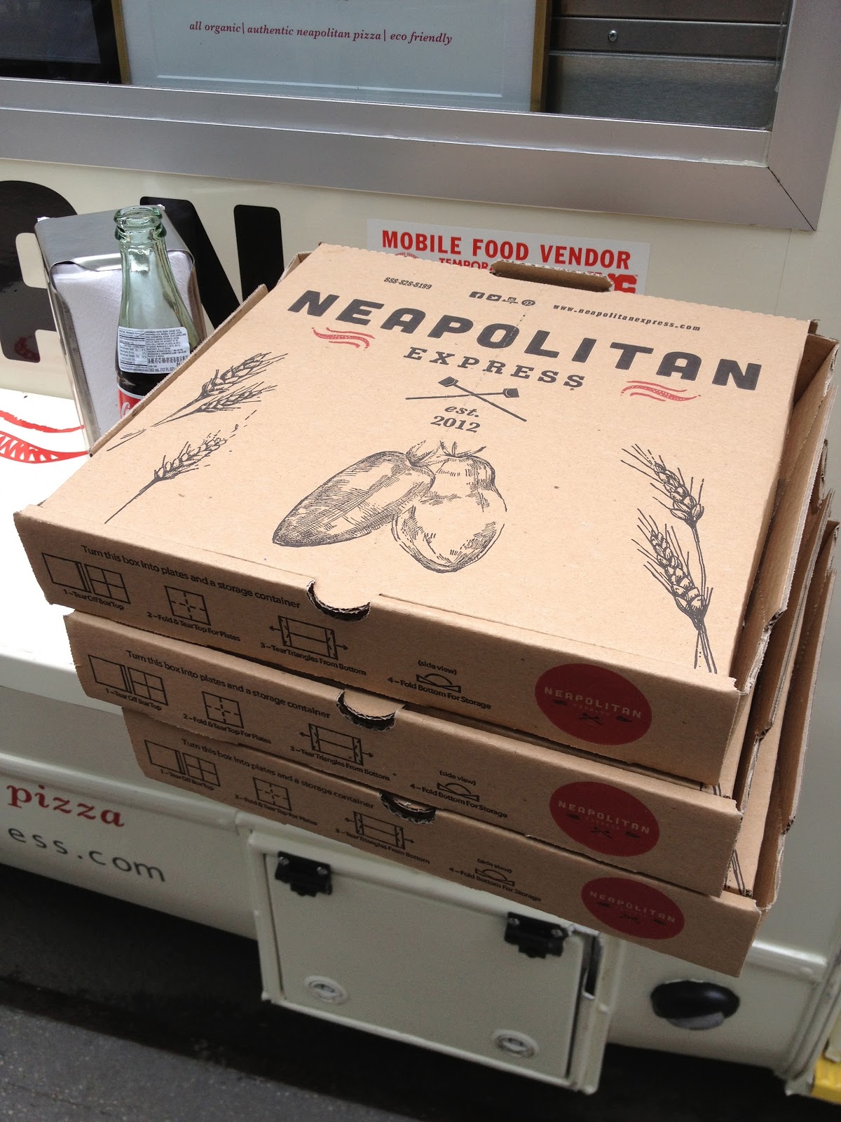 Culinary Types: Pizza from Neapolitan Express and Lunch at an Art Deco ...