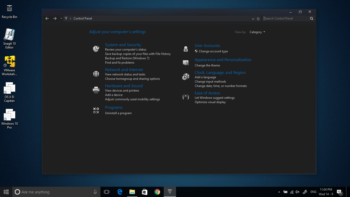 Steamy Blue dark theme for Windows 10 Anniversary Update