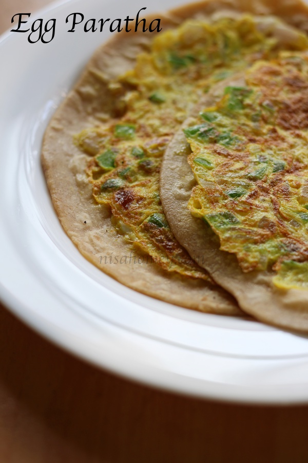 Healthy Egg Paratha Recipe - अंडा पराठा - Tiffin Recipes