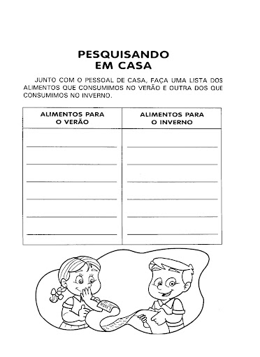 Atividades sobre o Inverno! A estação do frio!-ESPAÇO EDUCAR