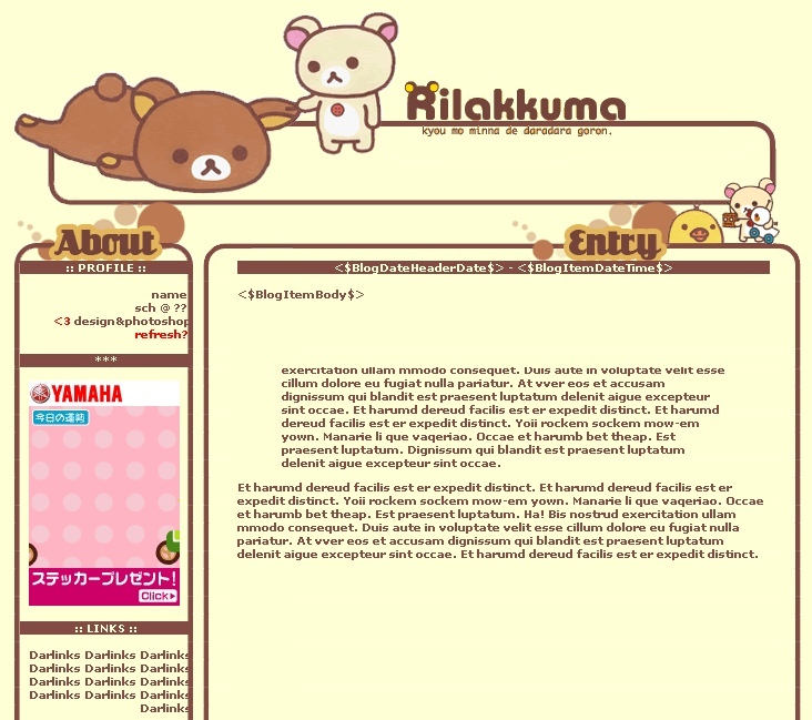 Ketty Love † ♡ ☆ ☽ *: Temi carini per il vostro blog