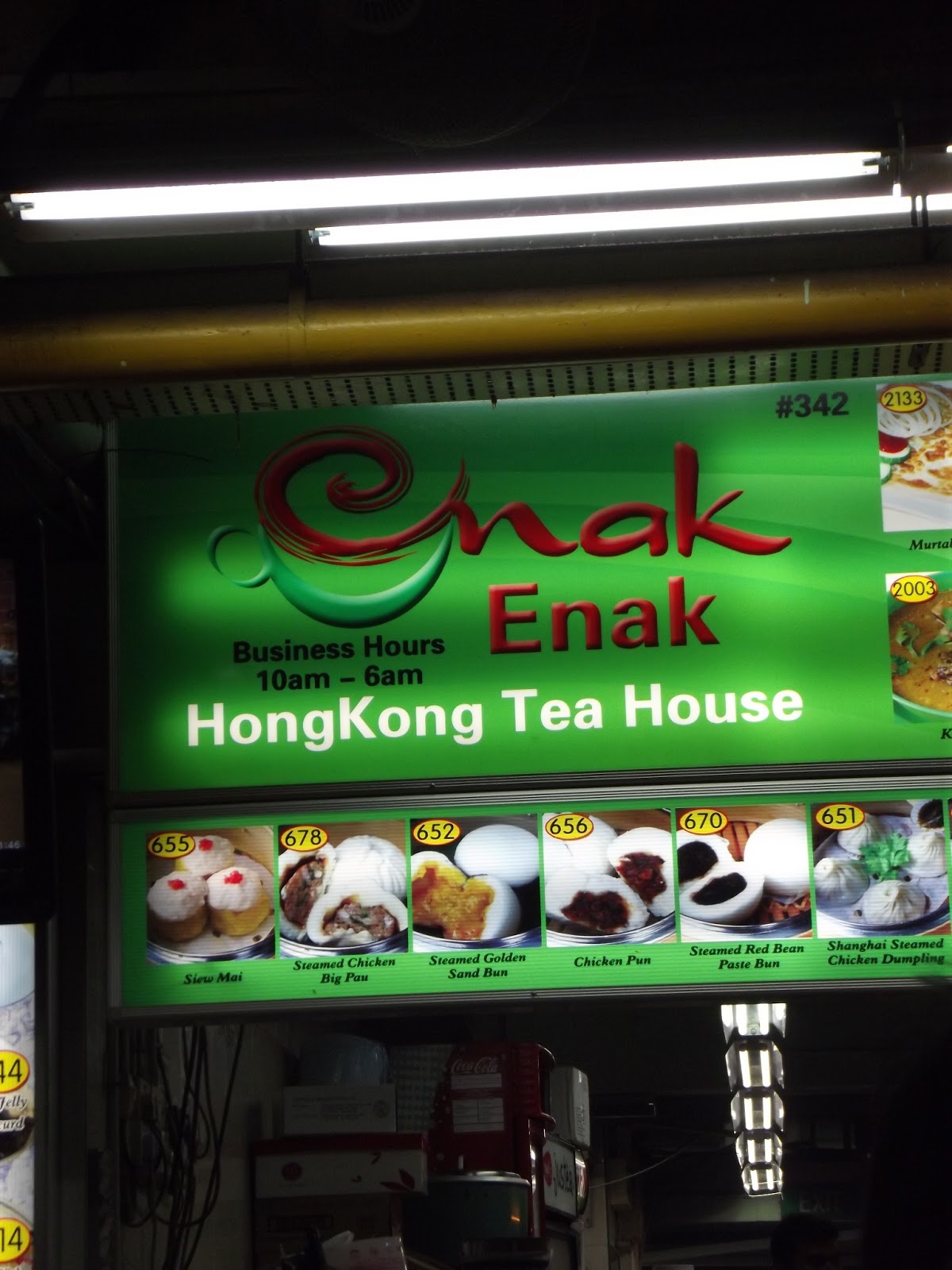 A Pocket Full of Sunshine: Enak Enak Hongkong Tea House @ Simpang Bedok