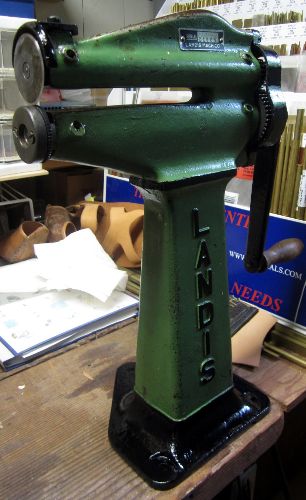 MI Shop Tools Inventions: Landis Strap Cutter - Restoration / Sharpening
