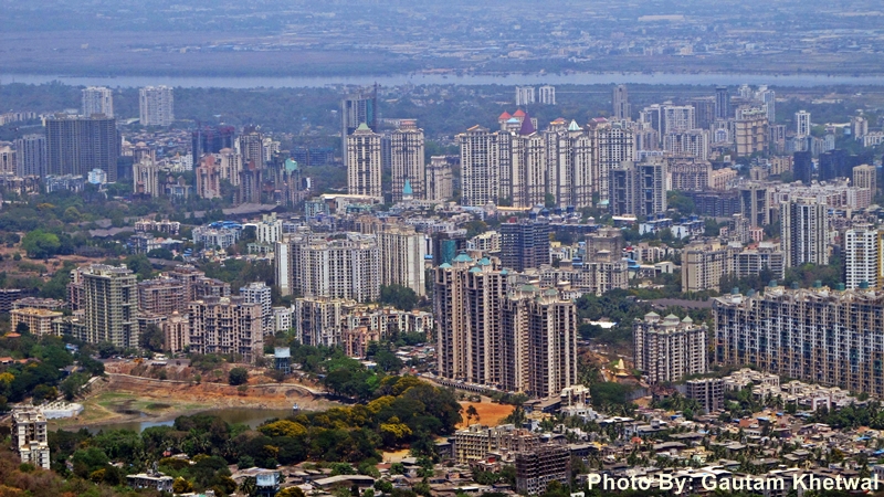 Thane - The Lake City: New Aerial View of Thane City