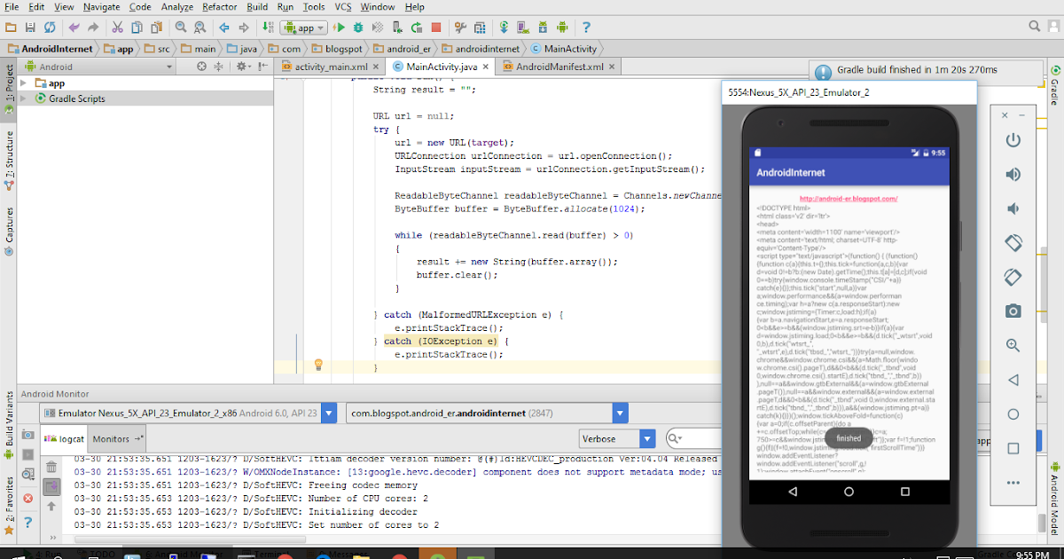 Android-er: Load something from Internet using URLConnection and ...