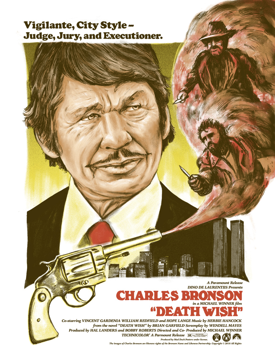 INSIDE THE ROCK POSTER FRAME BLOG: Zeb Love Death Wish Movie Poster Release