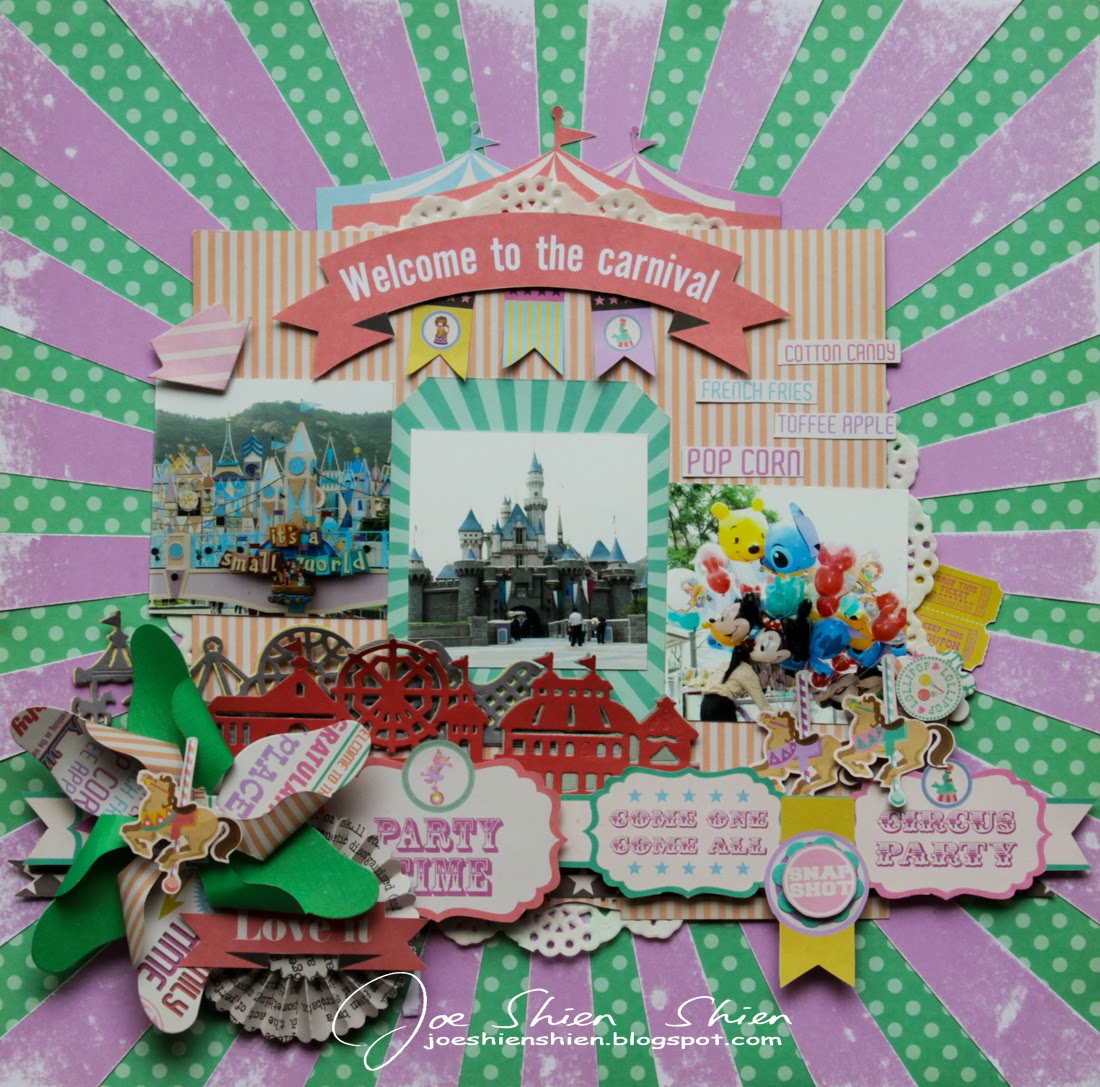 Shien's Paper Arts: Carnivale Layouts...
