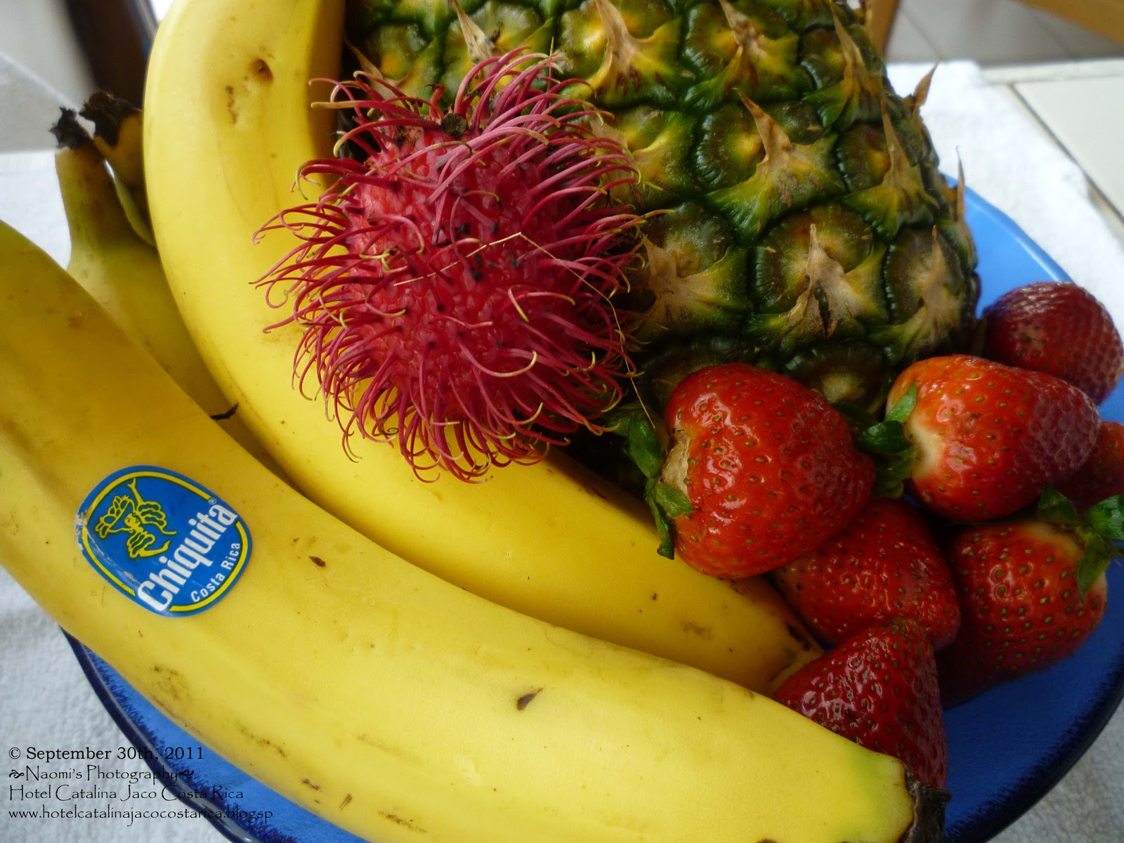 Hotel Catalina Playa Jaco Costa Rica: Bananas, pineapple, mamones and ...