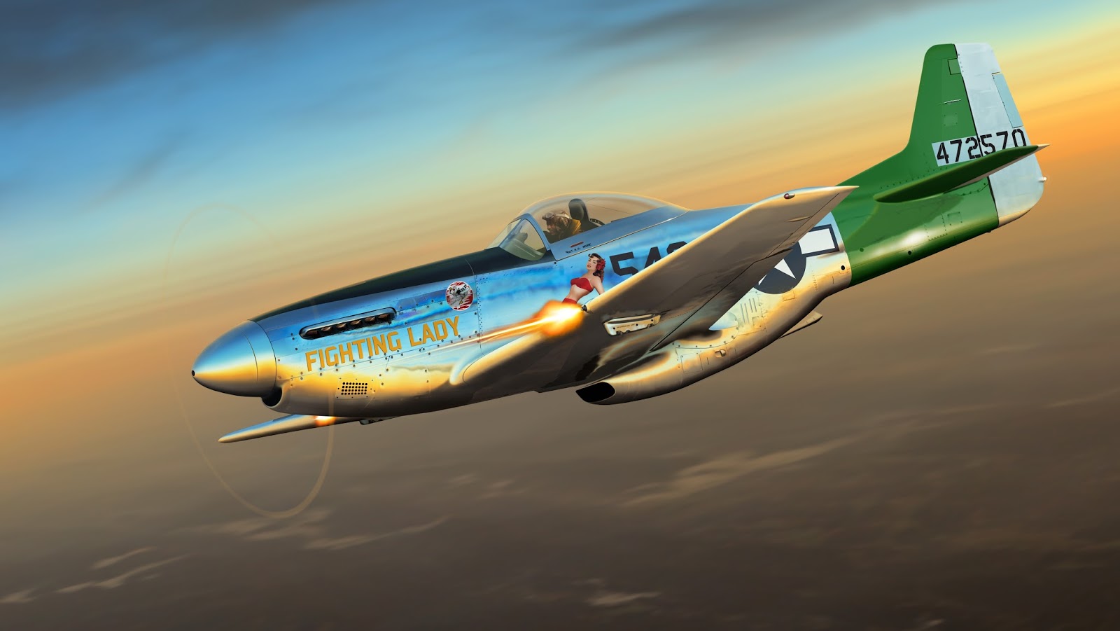 P-51 MUSTANG 'IN ALL ITS GLORY' PAINTING, BY RON COLE | Article - Sun ...