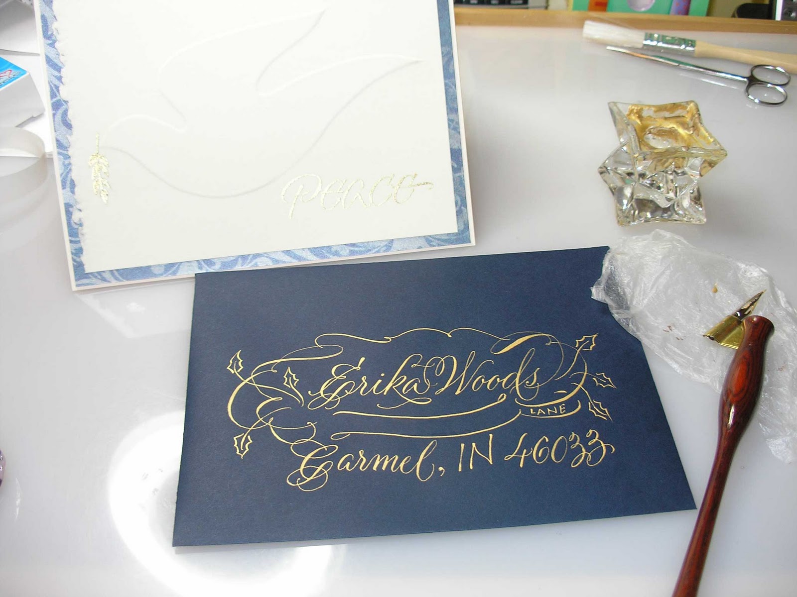 A Place To Flourish: Calligraphy Flourish Friday - Merry Christmas!