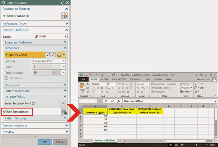 The Swoosh Scoop: Working with Spreadsheet Data in NX 9