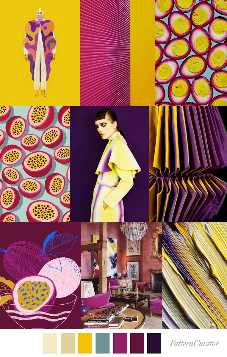 FASHION VIGNETTE: TREND | PATTERN CURATOR - PASSION FRUIT . SS 2020