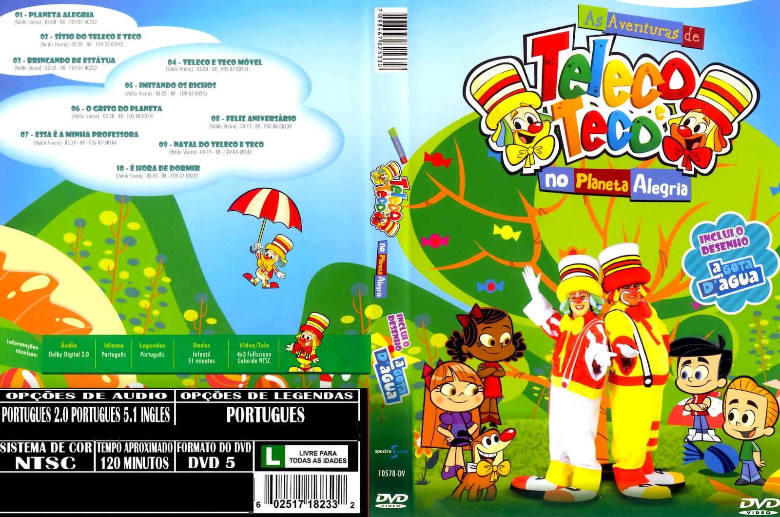 Capas Filmes Infantil: Teleco & Teco No Planeta Alegria