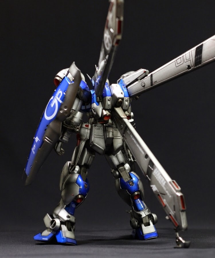 Painted Build: RE/100 GP04G Gundam Gerbera "Metallic Finish"