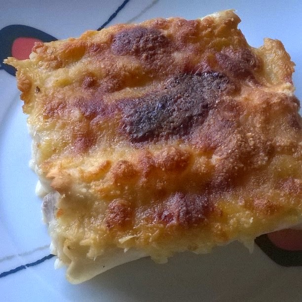 Para un apuro: CANELONES DE PATO CONFITADO CON SALSA BECHAMEL AL ROQUEFORT