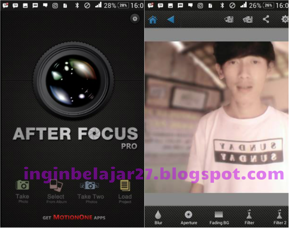 Full Tutorial BLUR Background Menggunakan Aplikasi Afterfocus Pro | For Android