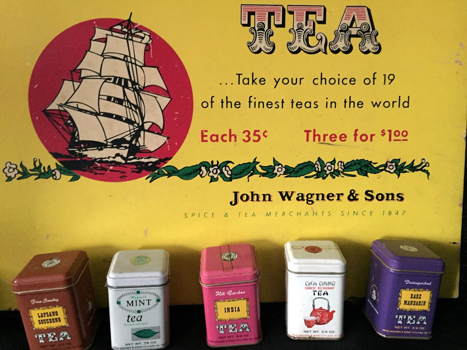 Rosemary's Sampler: Tea & Spice Merchant, John Wagner & Sons