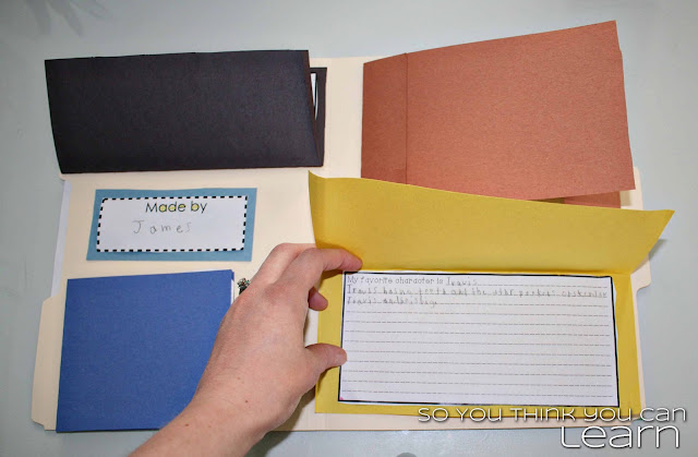 So You Think You Can Learn: Folder Book Report