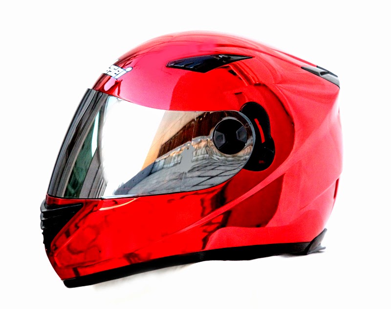 Luusama Motorcycle And Helmet Blog News: Masei Red Chrome 830 Full Face ...
