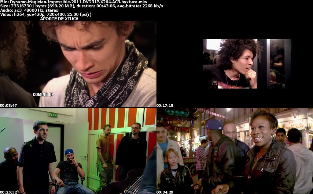 NOTICIAS Y EFEMERIDES MUSICALES Y DEL CINE: “DYNAMO: MAGIA IMPOSIBLE ...