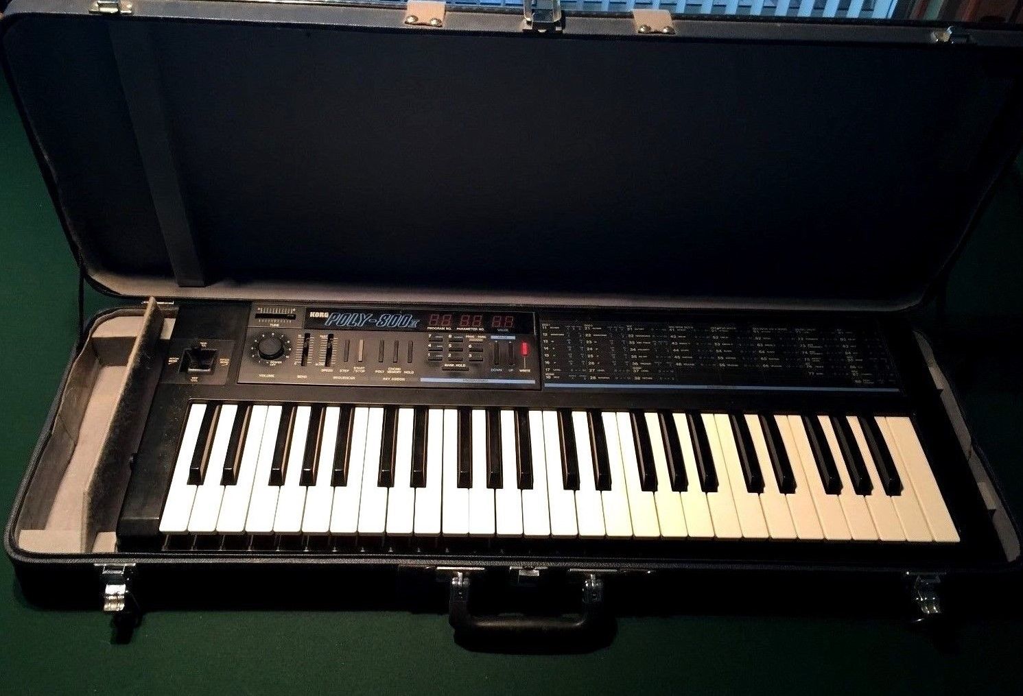 MATRIXSYNTH: KORG POLY-800 Mk II w/ OriginalHard Case