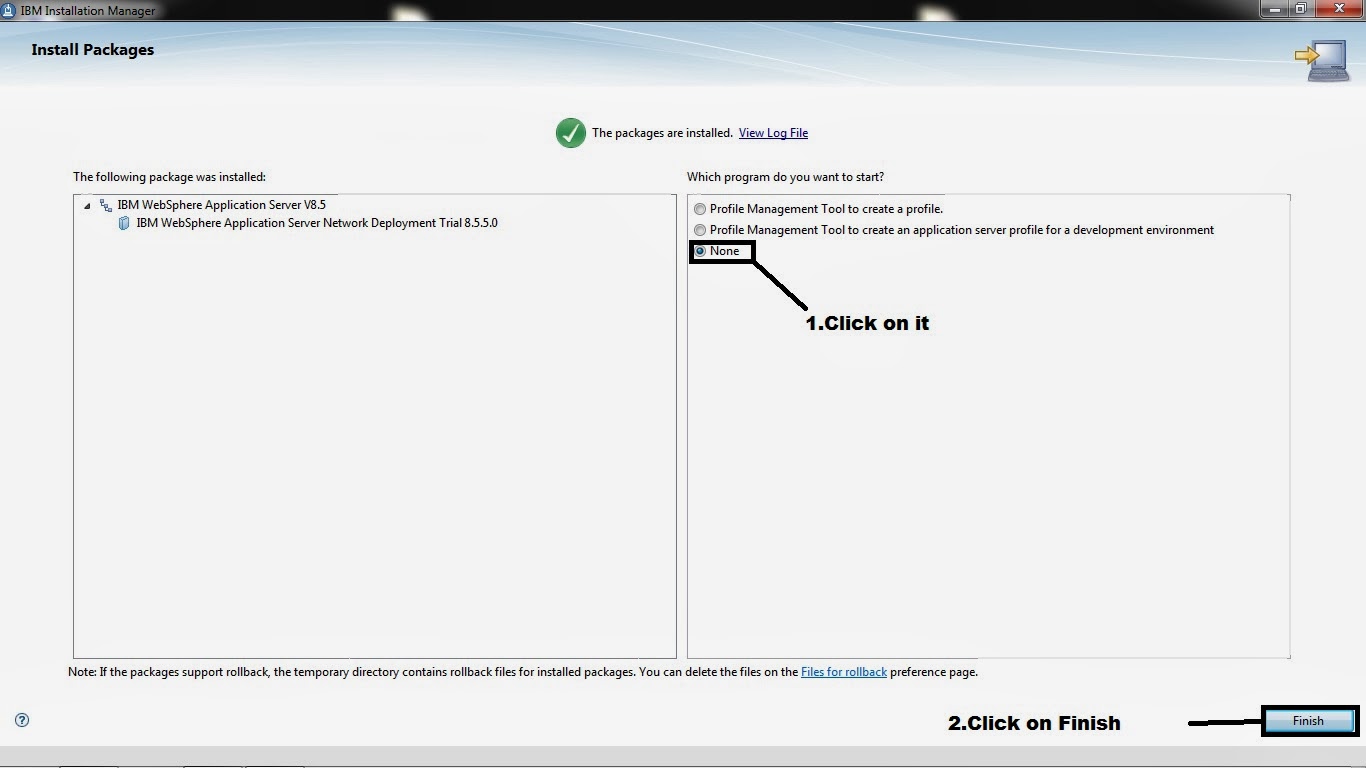 Ibm Websphere Application Server Ibm Websphere Application Server V 8 5 Installation On Windows