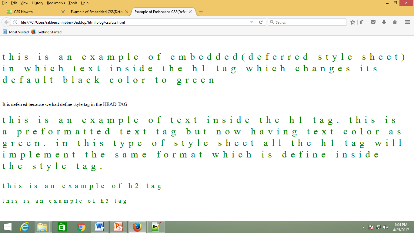 CSS Concepts: Introduction to Cascading syle Sheets( CSS)