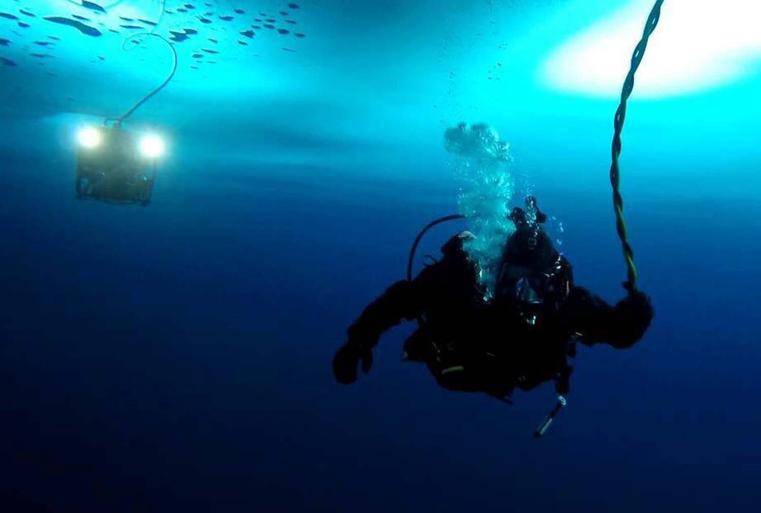 Coronel Von Rohaut: Buceadores de la Royal Navy, en Canadá