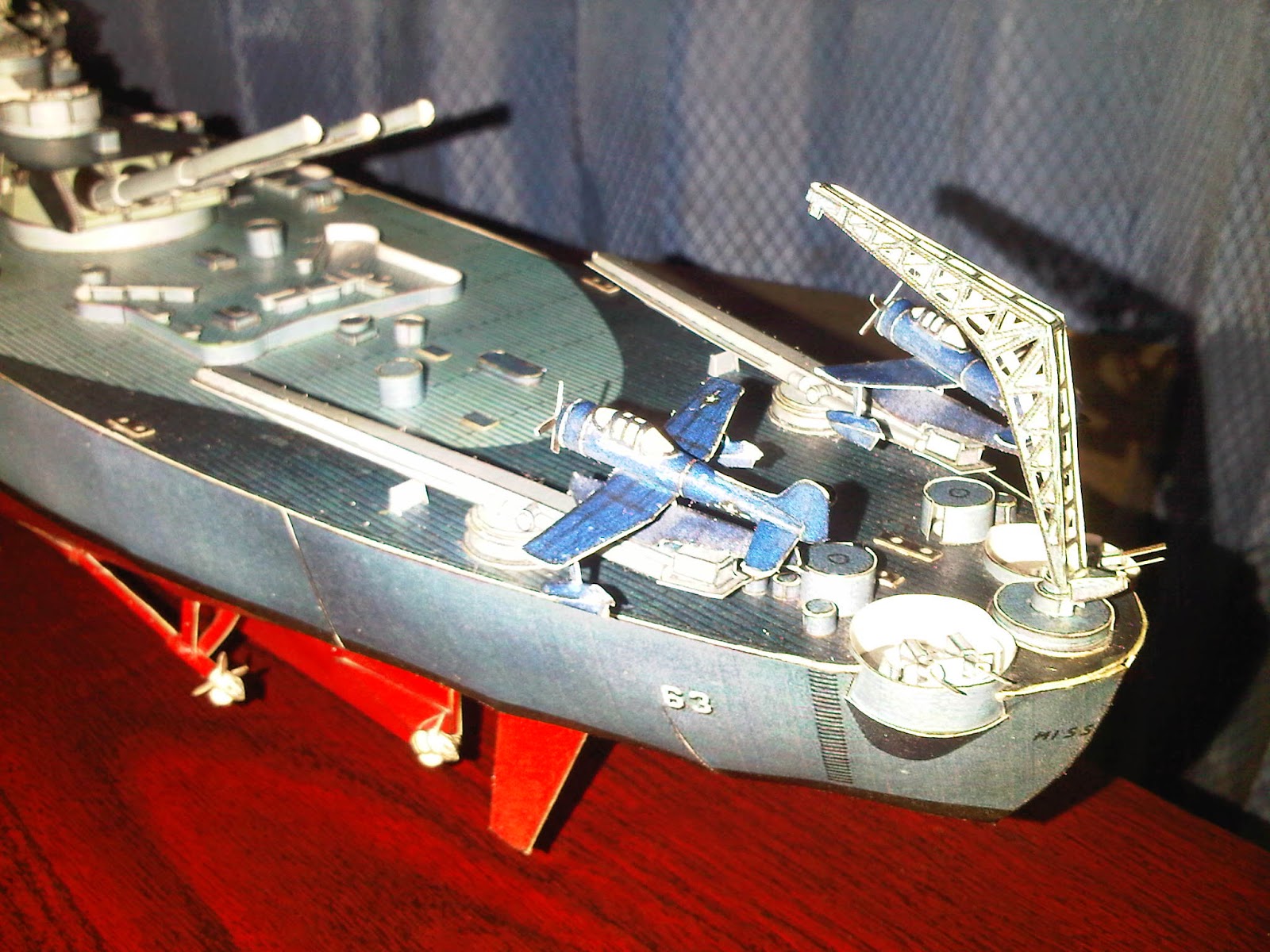 Papermodel Kapal Perang & Lain2: Papercraft USS Missouri