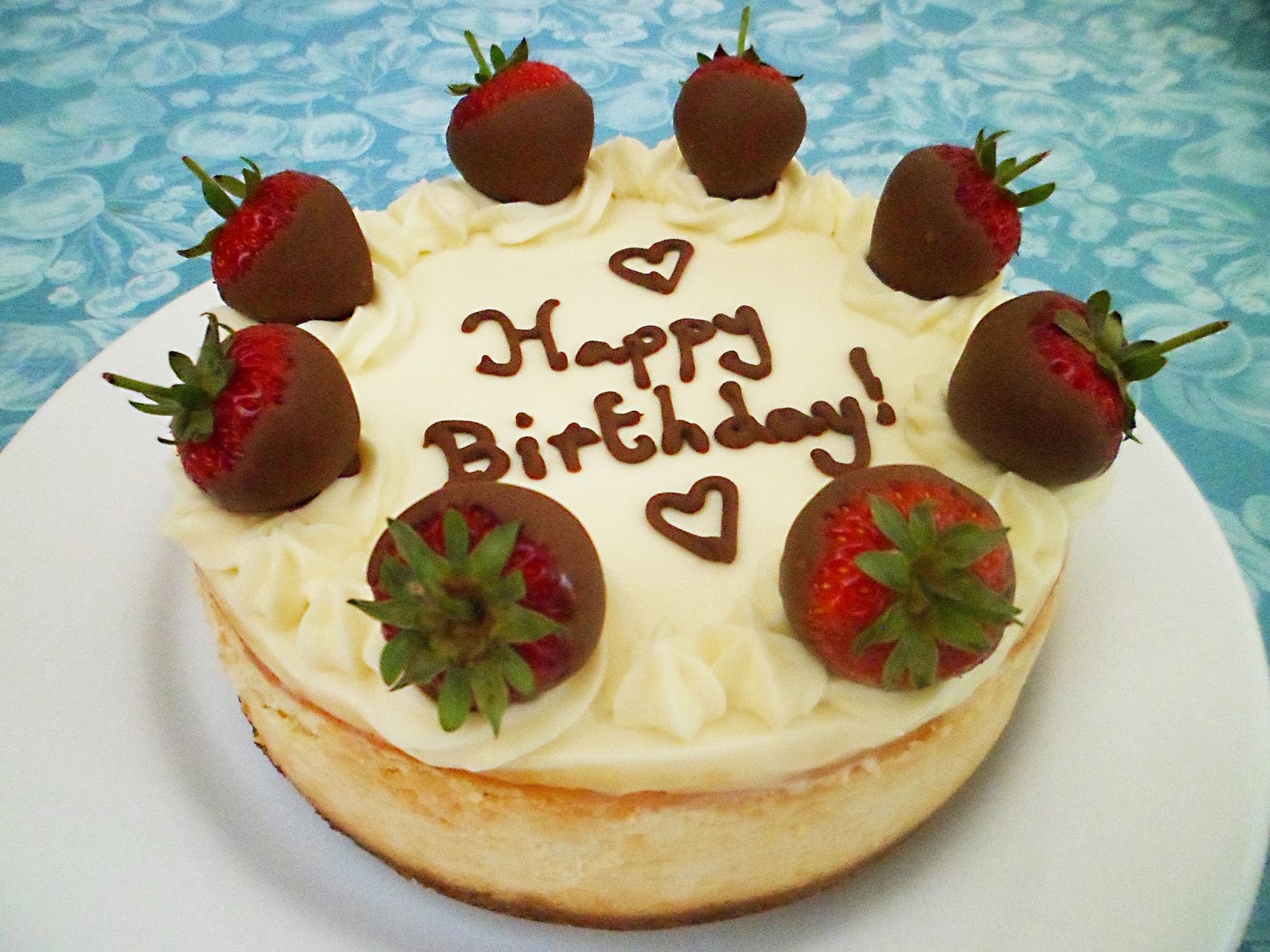 Birthday Cheesecake for Dad