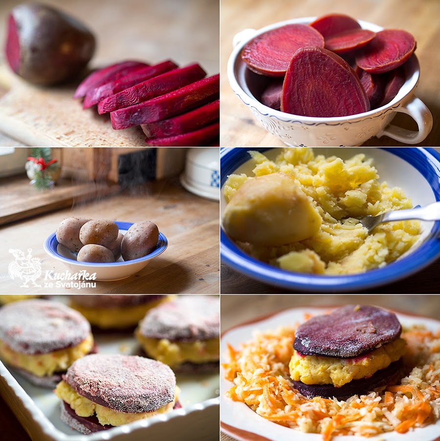 Kuchařka ze Svatojánu: ČERVENÁ ŘEPA SE ZELNÝM SALÁTEM