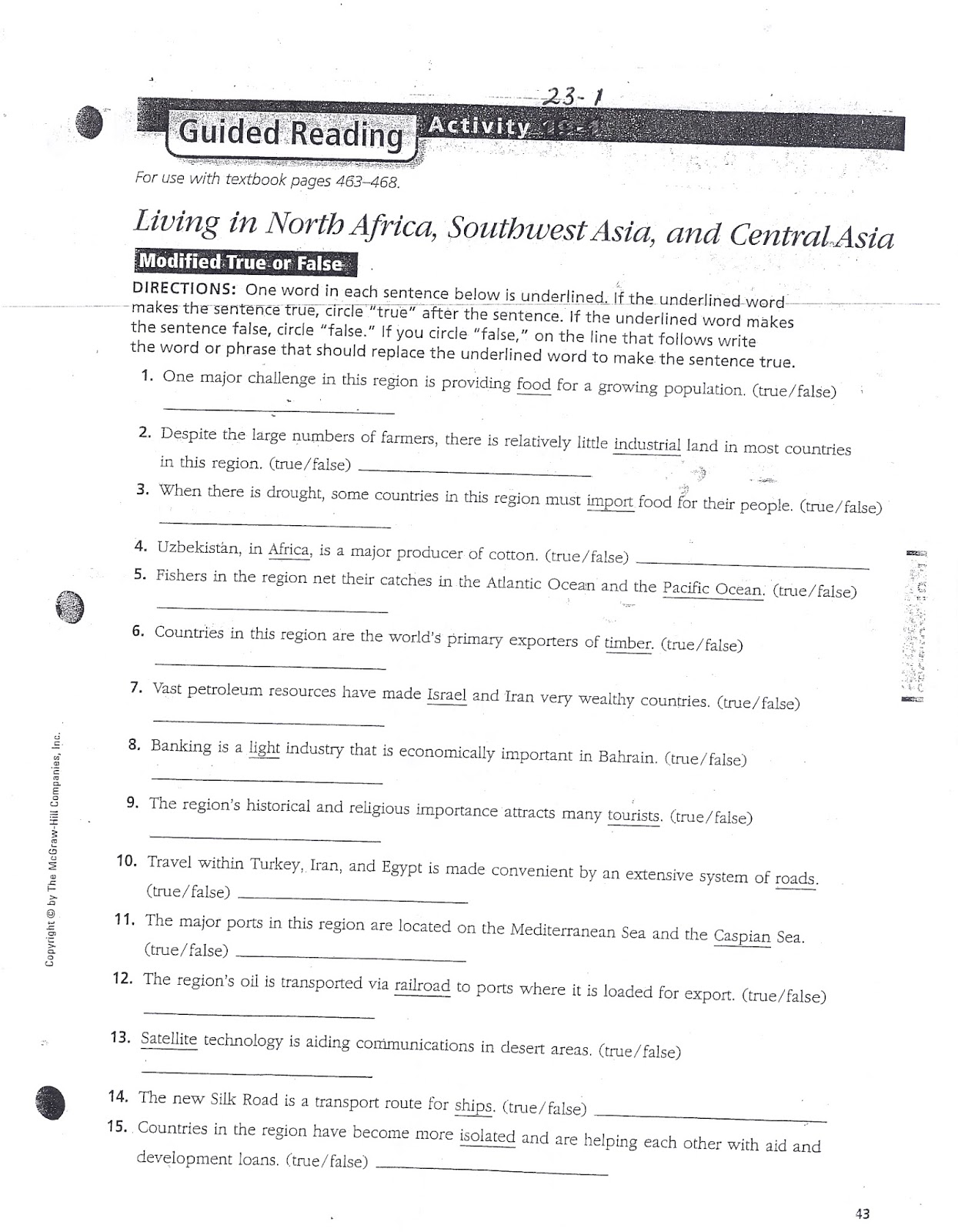 Mr. E's World Geography Page: World Geography 2018 - Chapter 23 - Today ...