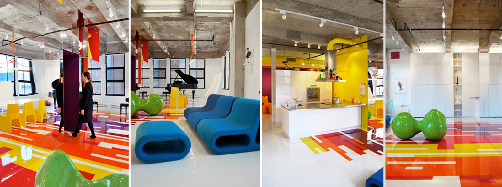 Amy Caine: Brightly coloured shops