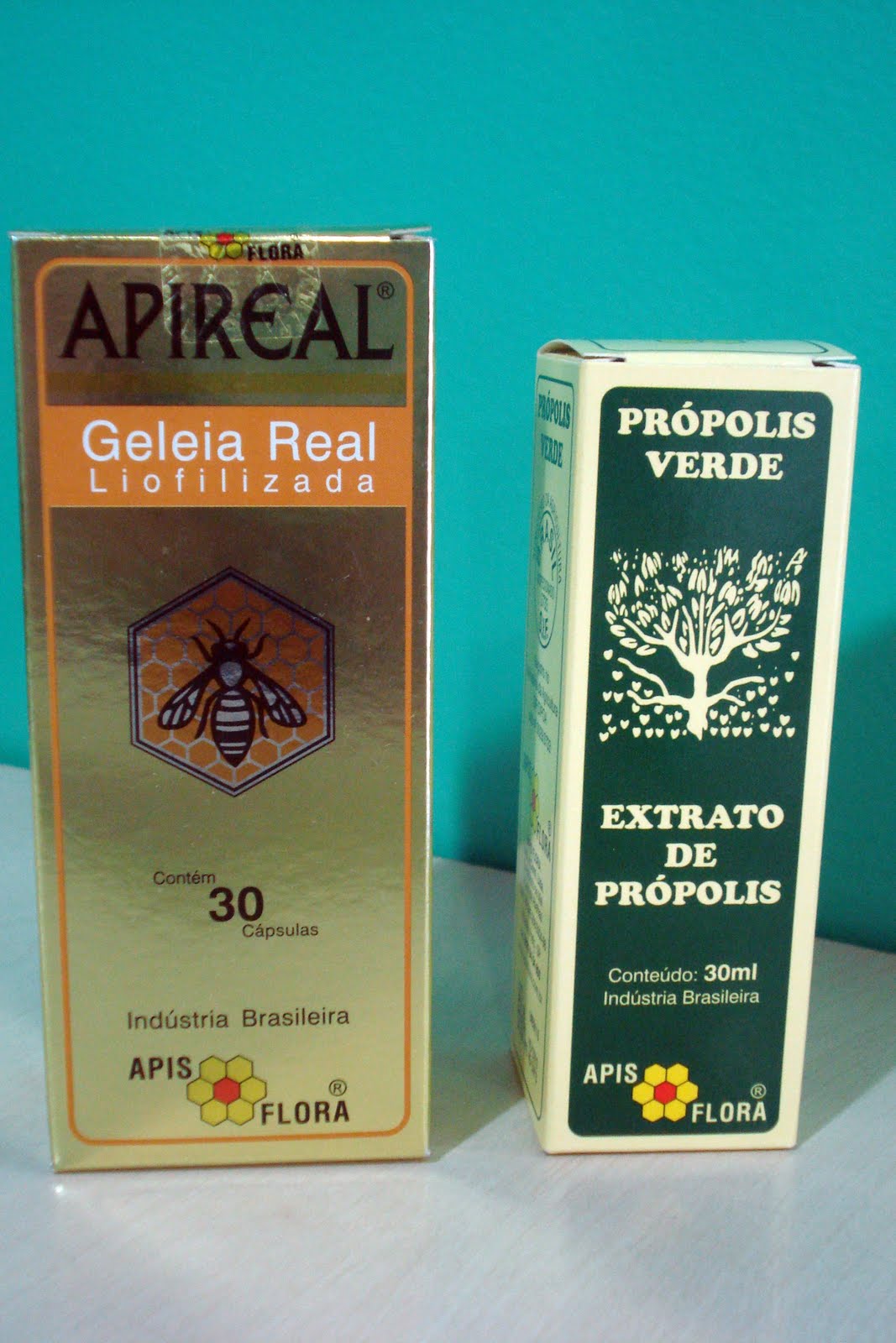 .: APIS FLORA PRODUTOS : geléia real e própolis verde.