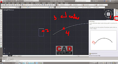 Pengunaan Path Array Pada AutoCAD | Tips Triks AutoCAD
