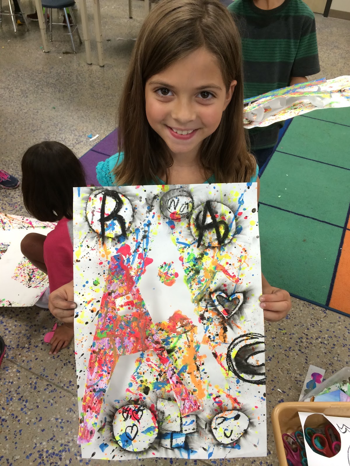 smART Class: Splatter Paint Innitials