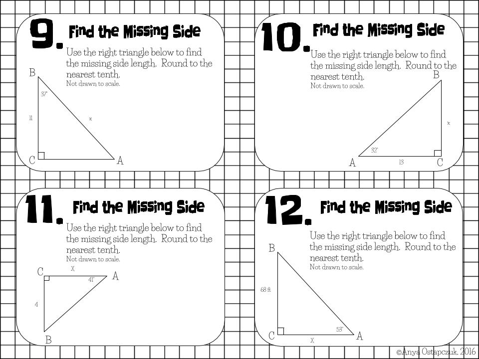 Teaching in Special Education: Trigonometry Task Cards