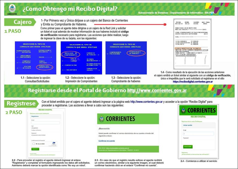 Noticias Docentes Libreñas y Provinciales: Recibo Digital disponible ...