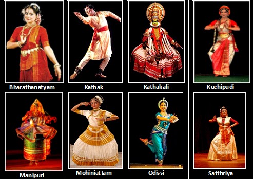 The different types of classical dances from India | Indian classical ...