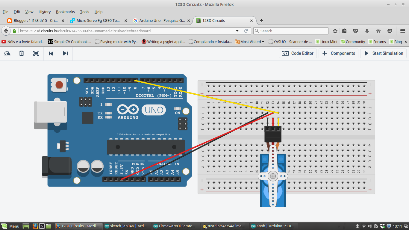 Scratch For Arduino Servo Motor Basic Onecontroland Servo Motor Com S4a