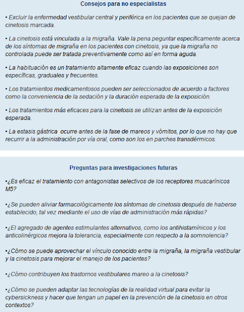 Manejo de la cinetosis (dirigido a Médicos Generales) | Médicos de Año ...