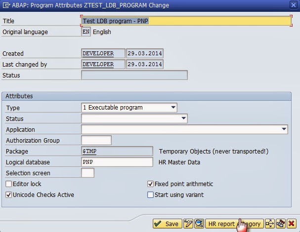 SAP HR ABAP INTERVIEW QUESTIONS: How To Create SAP ABAP HR Reports Using A Logical Database (LDB).