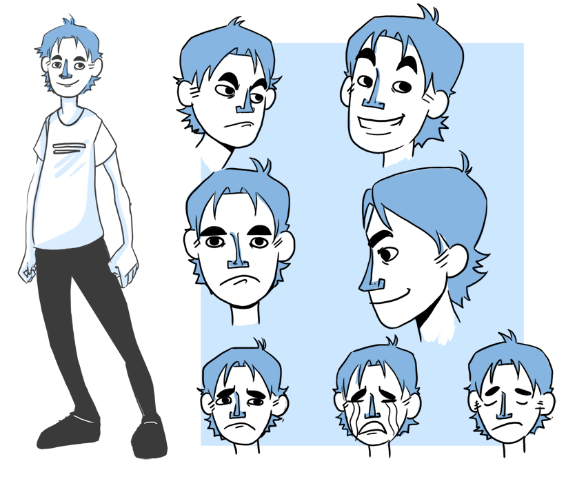 Samantha Niemczyk: Summer Side Quest: Character Expression Sheets