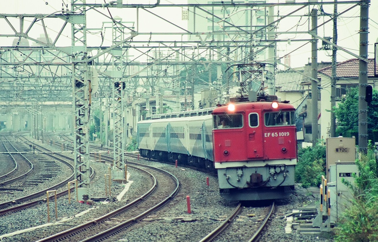 ハマちどり写真帖: 【1019の日】EF65 1019×お座敷客車