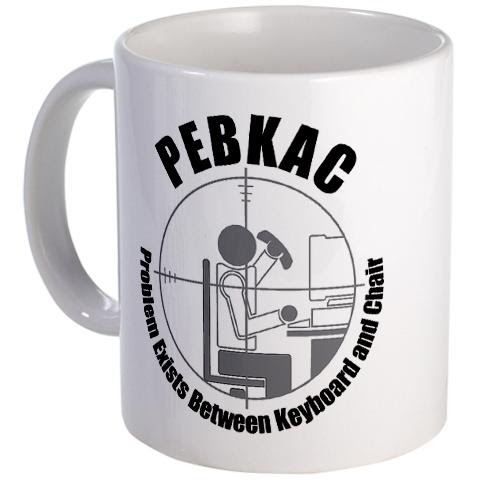 Information Technology Topics: User Error Replace User