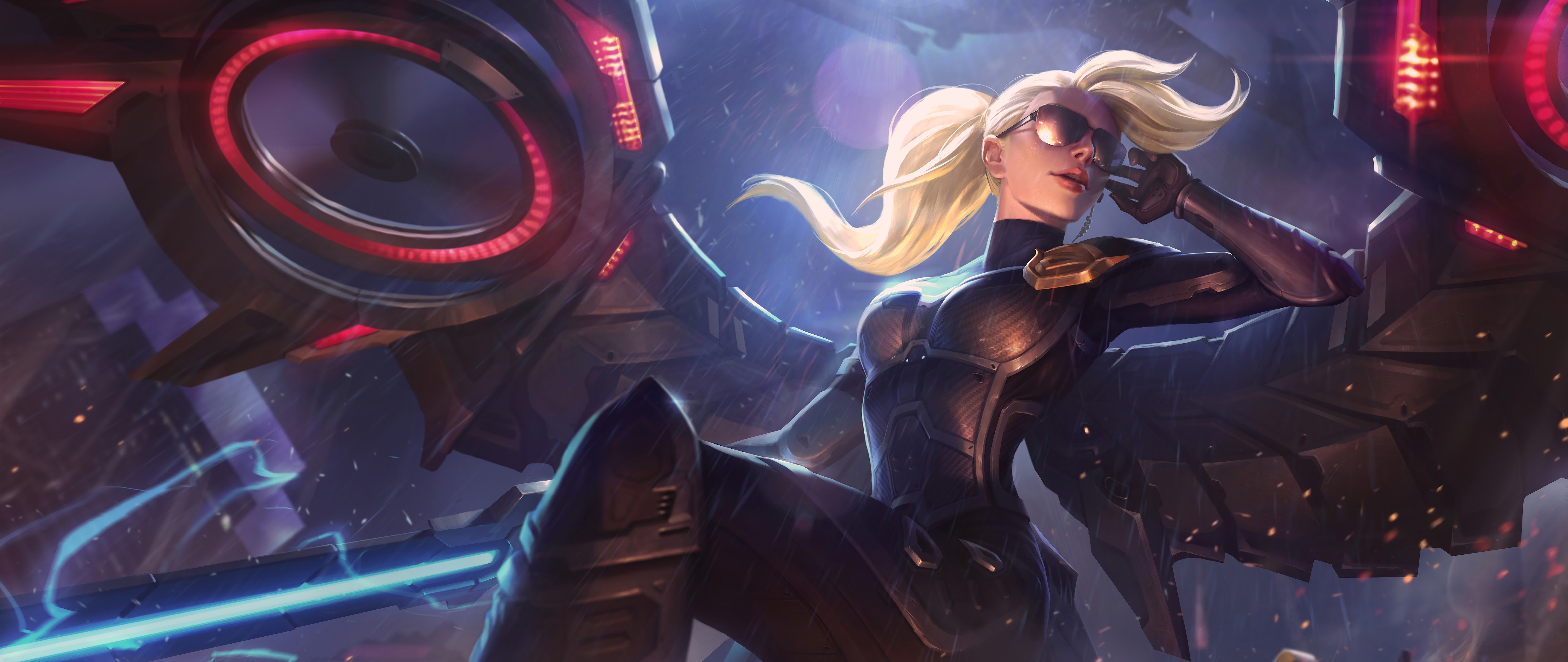 Riot Kayle, Splash Art, New Update, LoL, 8K, #51 Wallpaper iPhone Phone