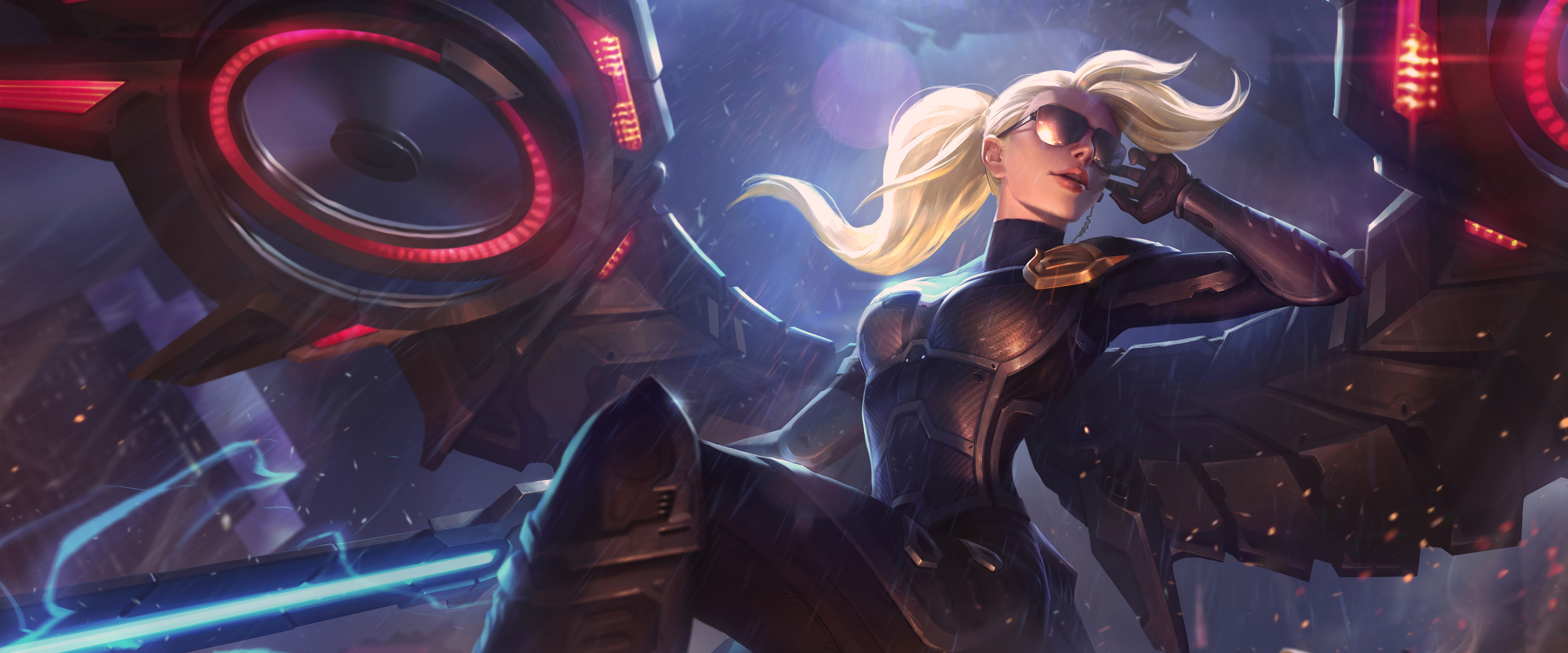 Riot Kayle, Splash Art, New Update, LoL, 8K, #51 Wallpaper iPhone Phone