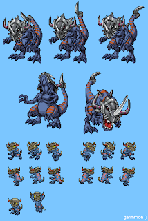 digimon strike: sprites digimon da nova temporada